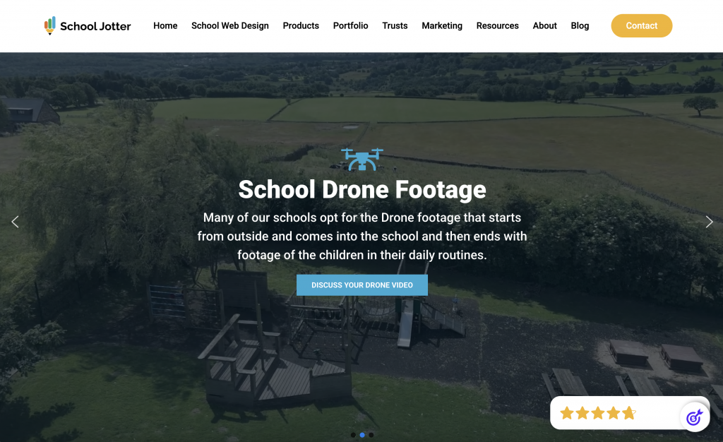 School Drone Footage - School Jotter